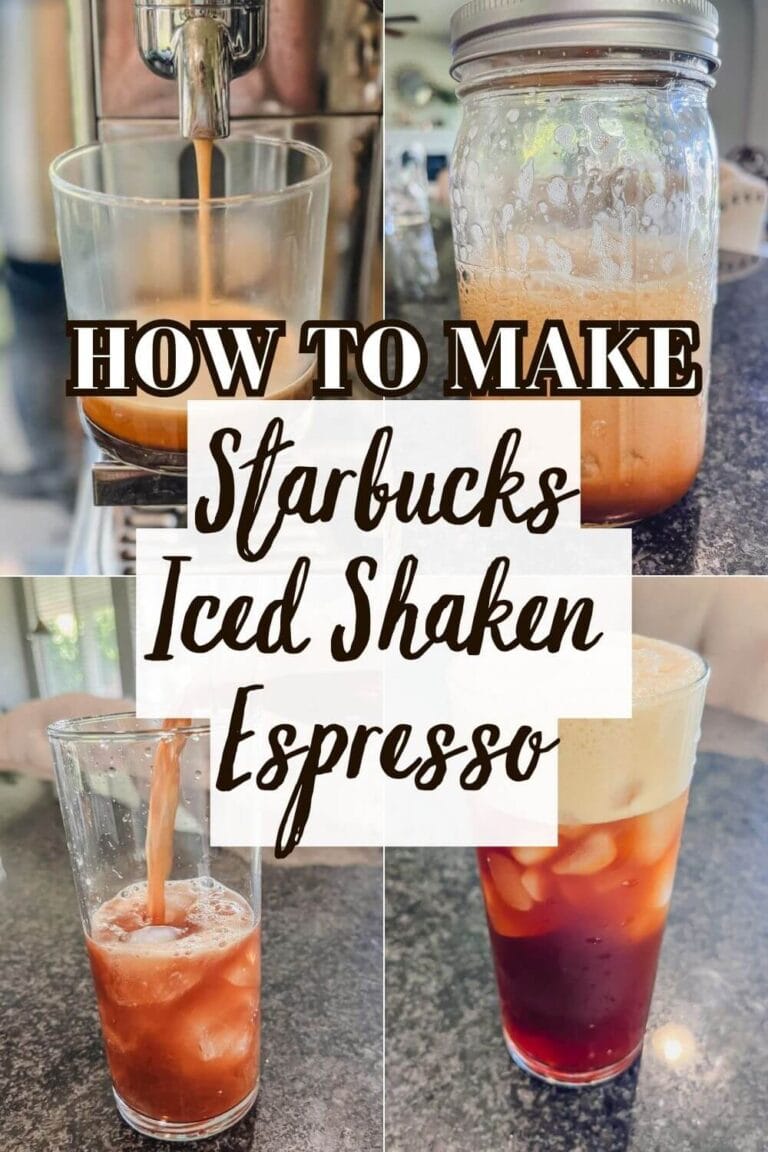 How to Make Starbucks Iced Shaken Espresso Recipe (Copycat) - Our Crow ...