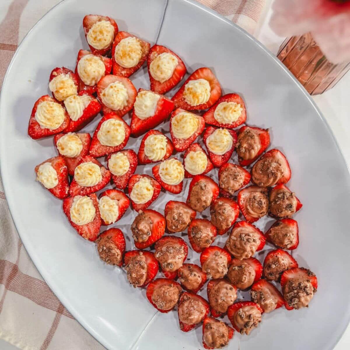 How to Make Deviled Strawberries (Tiktok Recipe) - Our Crow's Nest