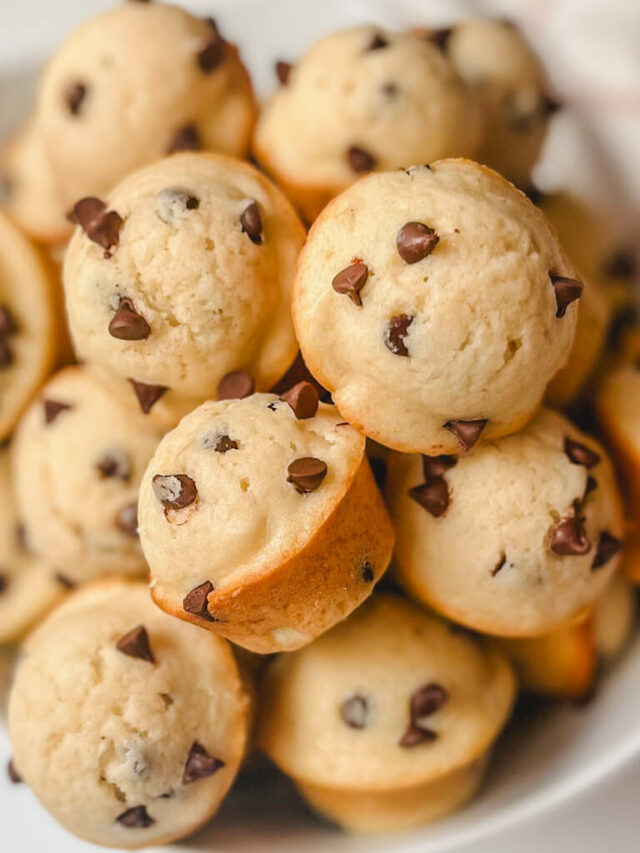 Mini Chocolate Chip Muffins (Little Bites Copycat Recipe) - Our Crow's Nest