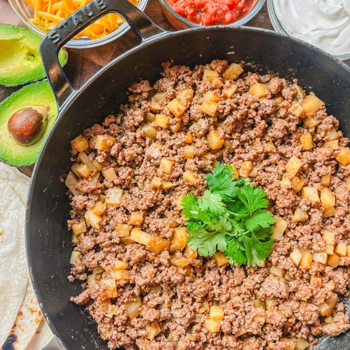 Easy 4-Ingredient Beef and Potato Burritos Recipe - Our Crow's Nest
